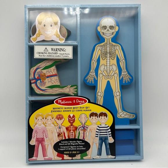 Melissa & Doug | Other | Melissa Doug Magnetic Human Body Anatomy Play ...